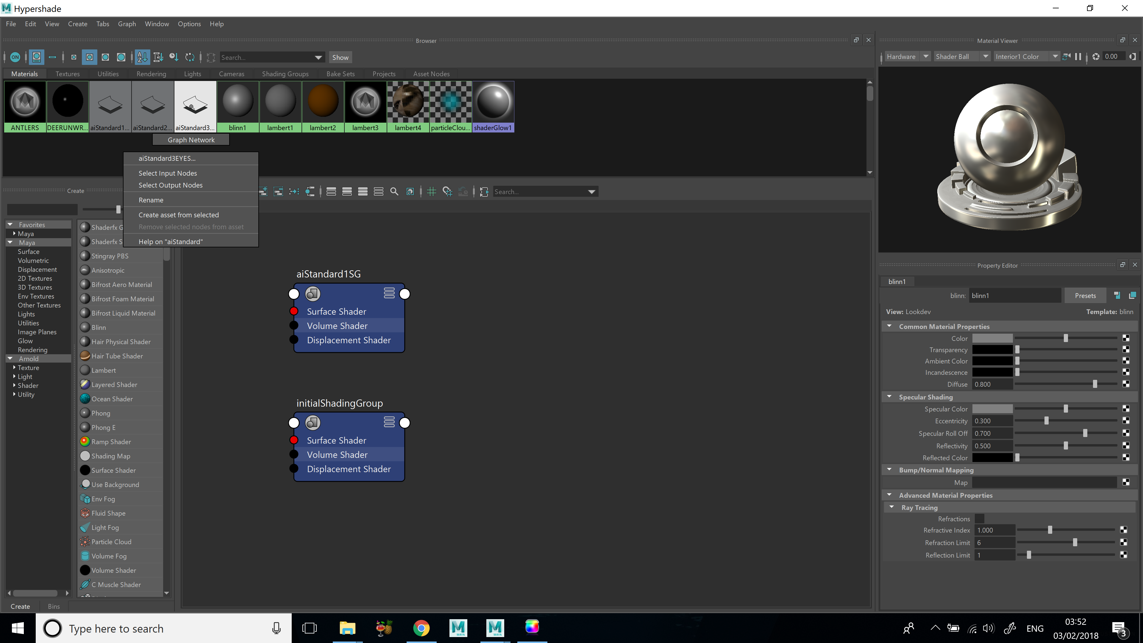 Solved: AI standard material is greyed out - Autodesk Community