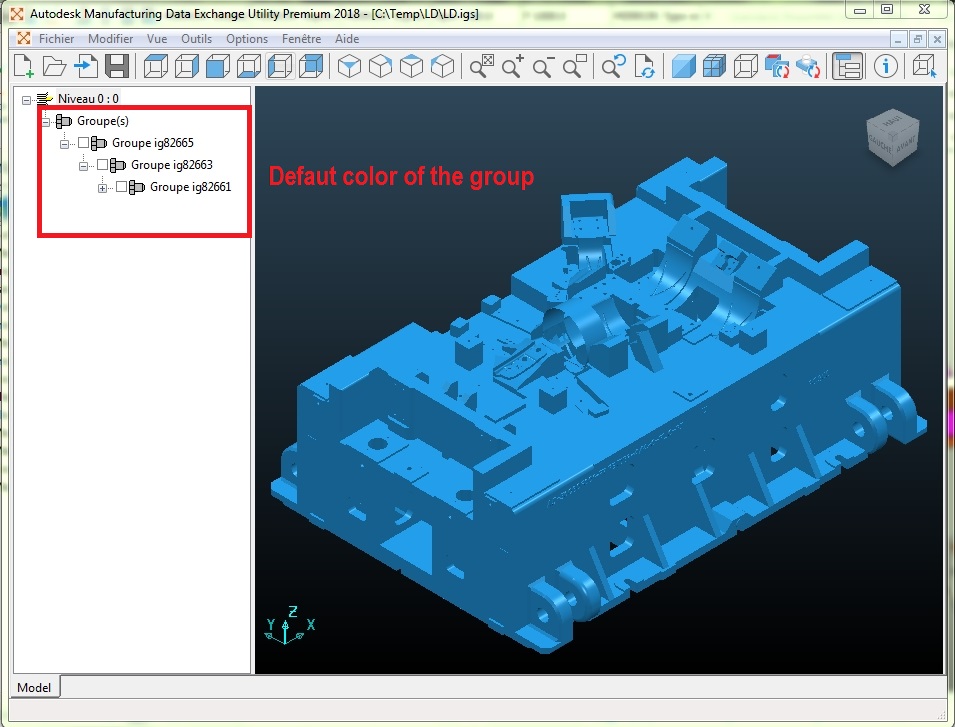 Solved: Multicolour shade not working with igs file in PM2018 - Autodesk Community