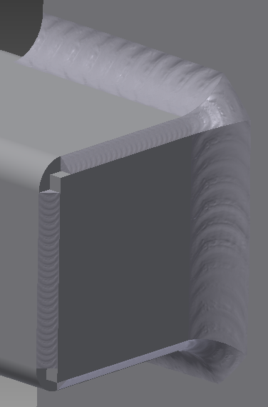 Filling irregular corners with weld; overlap groove welds with fillet ...