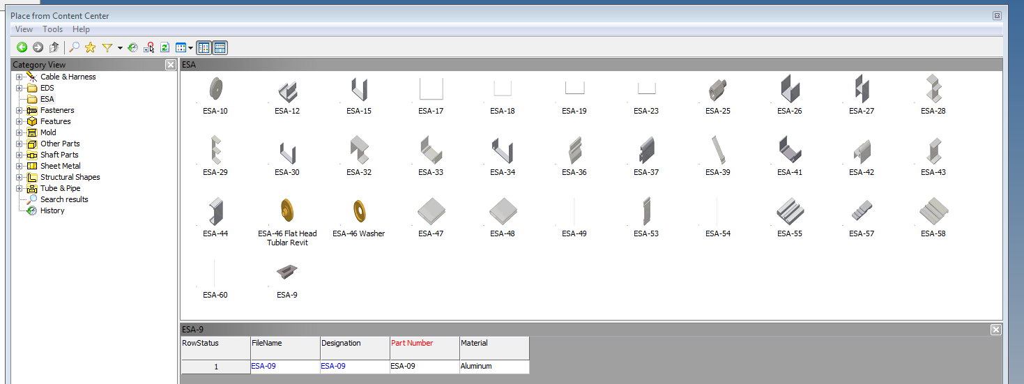Solved: Inventor 2016 Use Existing Content Center Extrusion In Frame ...