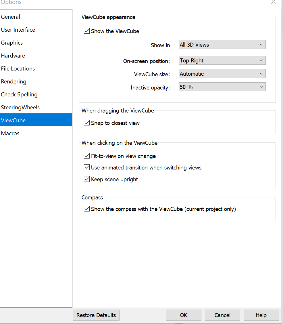 Desaparece Navigation Bar en Revit - Autodesk Community