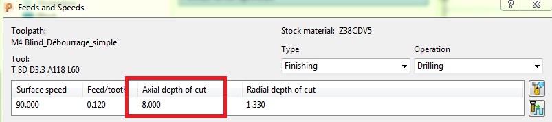 Save / Load Peck depth to / from drill tool cutting data - Autodesk ...