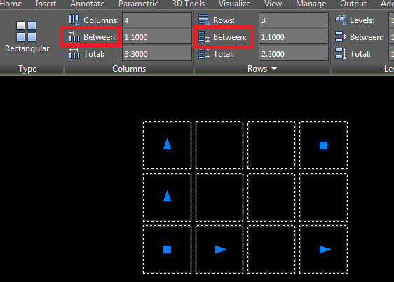 Specify Block Spacing - Autodesk Community