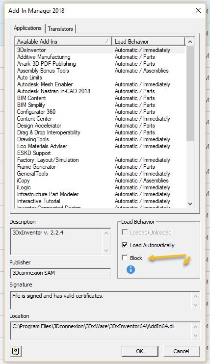 Block an Add-in? - Autodesk Community