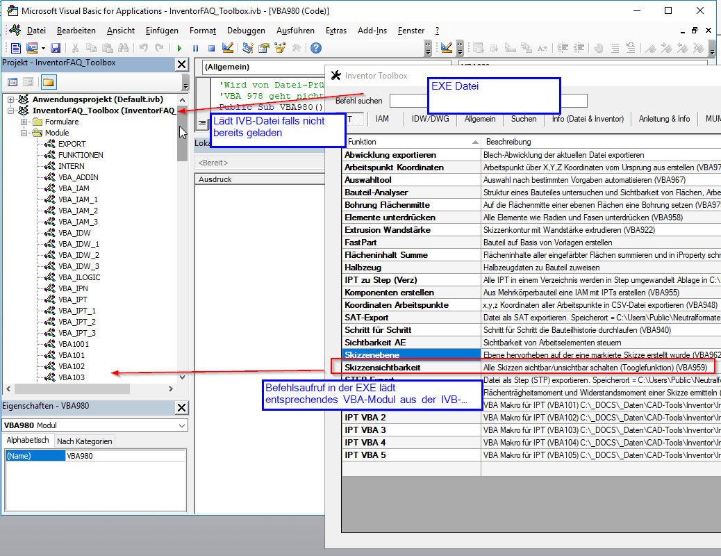 Gelöst: Inventor (2016): VBA - Makro eines Dokumentprojektes in MFL ...