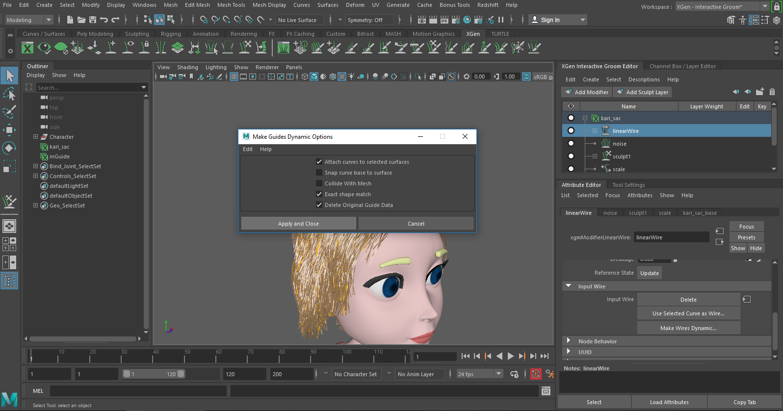 Solved: Xgen Guide Dynamic Failed? - Autodesk Community