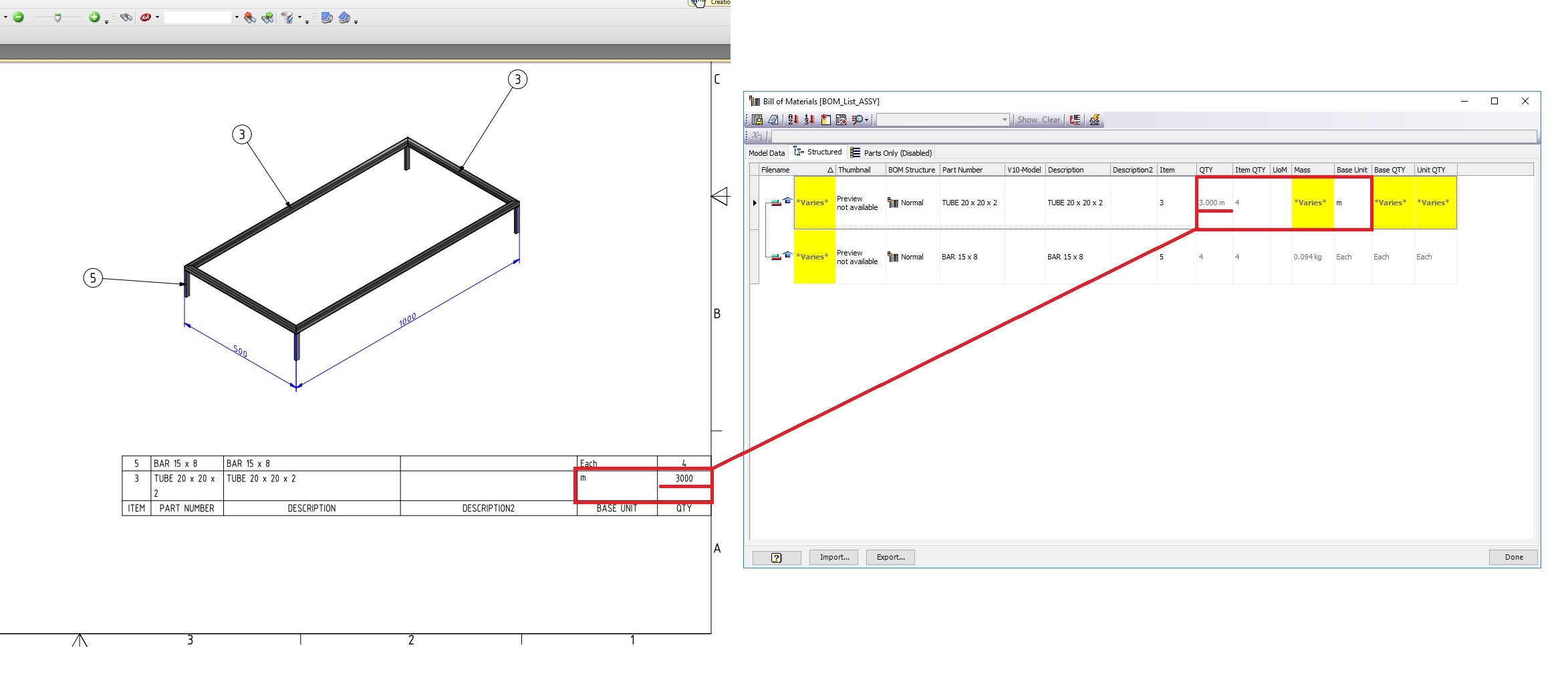 Solved: BOM units don't match - Autodesk Community