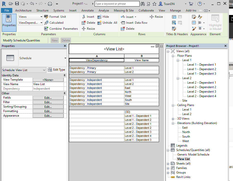 Solved: Sorting Dependent Views in the Project Browser or Schedule - Autodesk Community