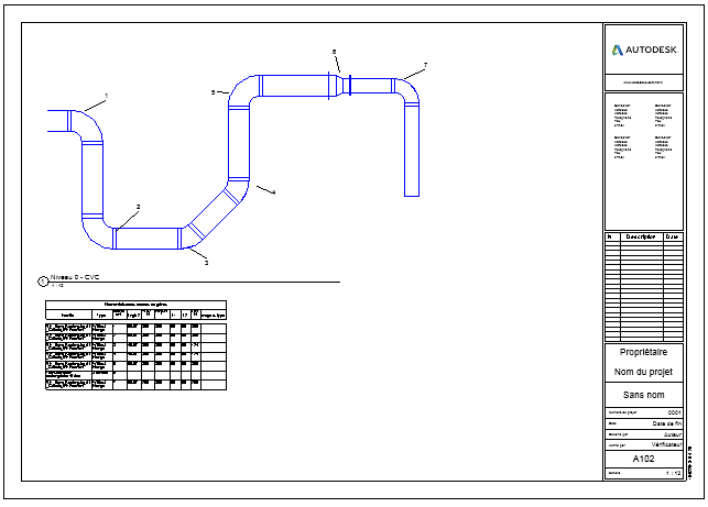 REVIT _ Création tableau de fabrication pièce de raccords gaine de ...