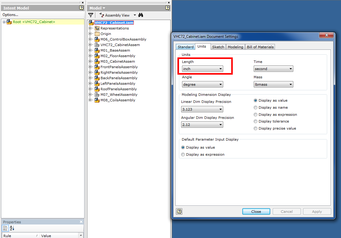 Solved: Sub-Assemblies change their Document Settings \ Units - Autodesk Community