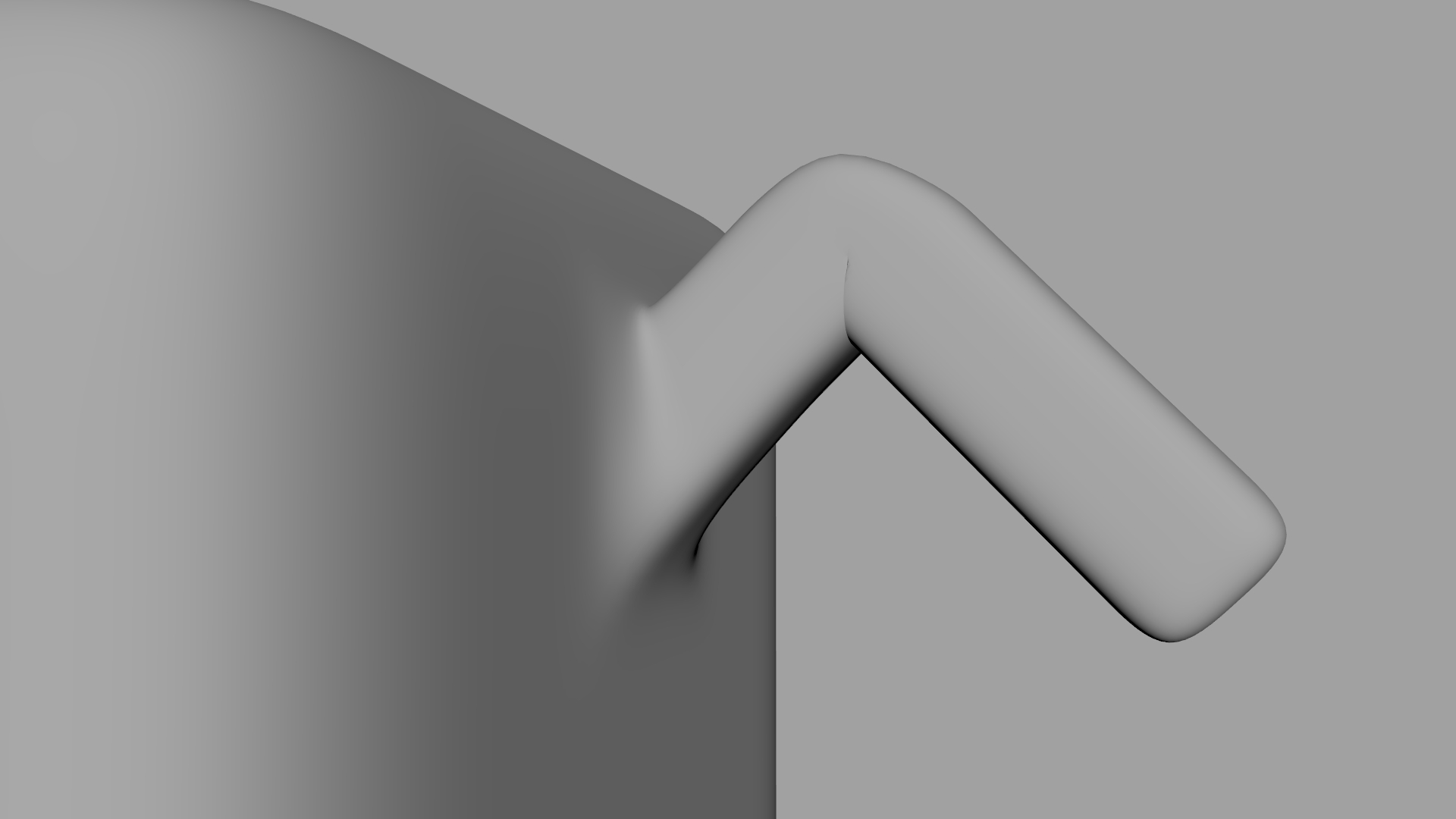Solved: Smooth continuous mesh between two intersecting objects - Autodesk Community