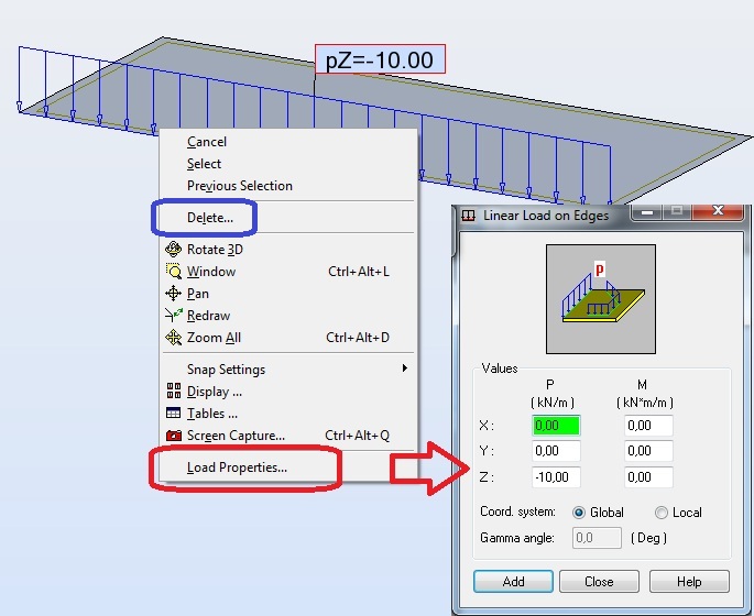How to modify easily "linear on edge" loads ? - Autodesk Community