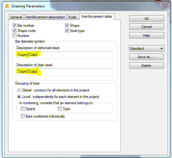 Solved: I'm not getting the bar diameters on my drawings. - Autodesk ...