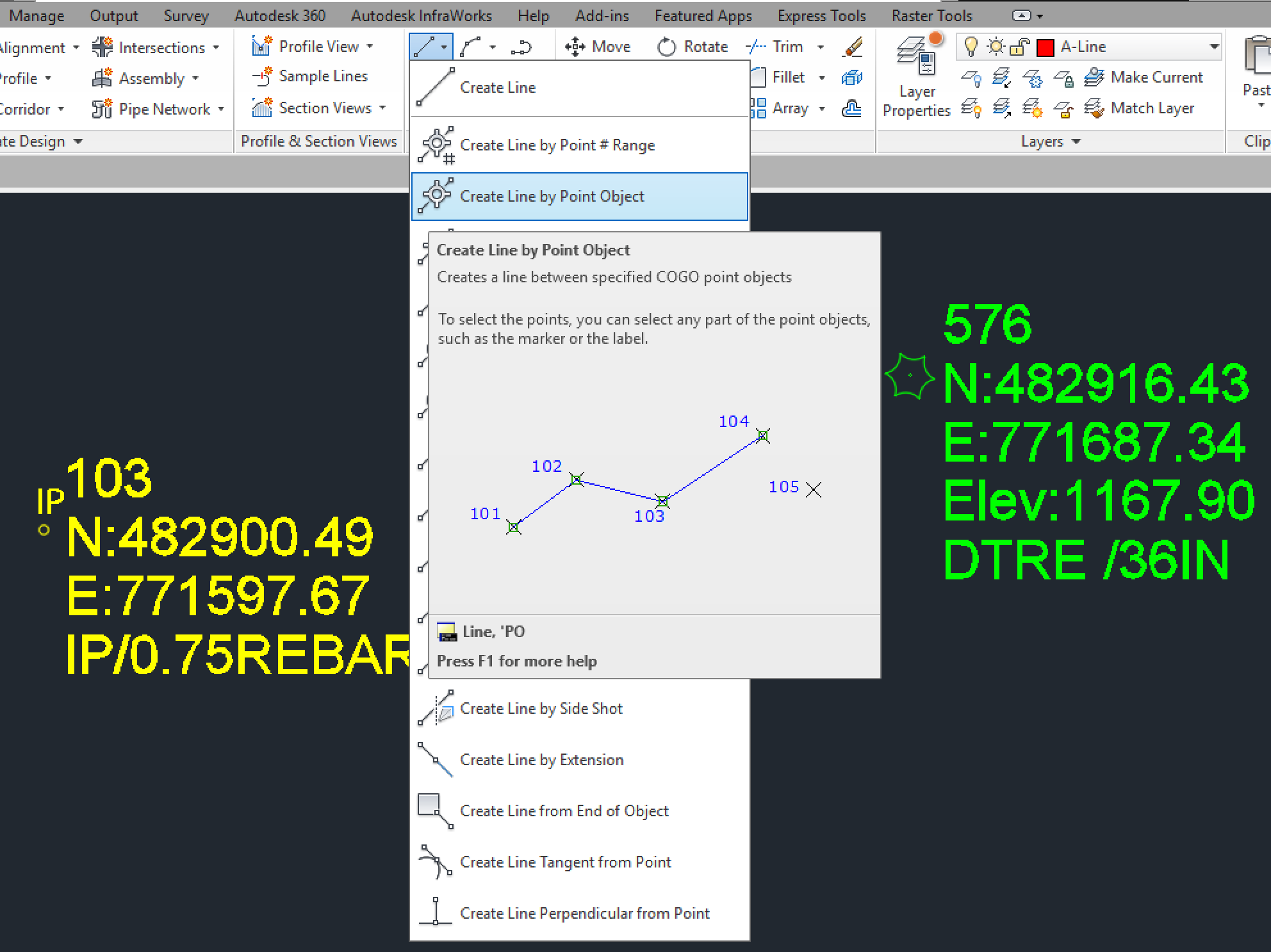 Cogo Points label styles and node snaps - Autodesk Community