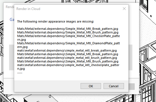 Render in the Cloud Missing Appearace Images - Autodesk Community