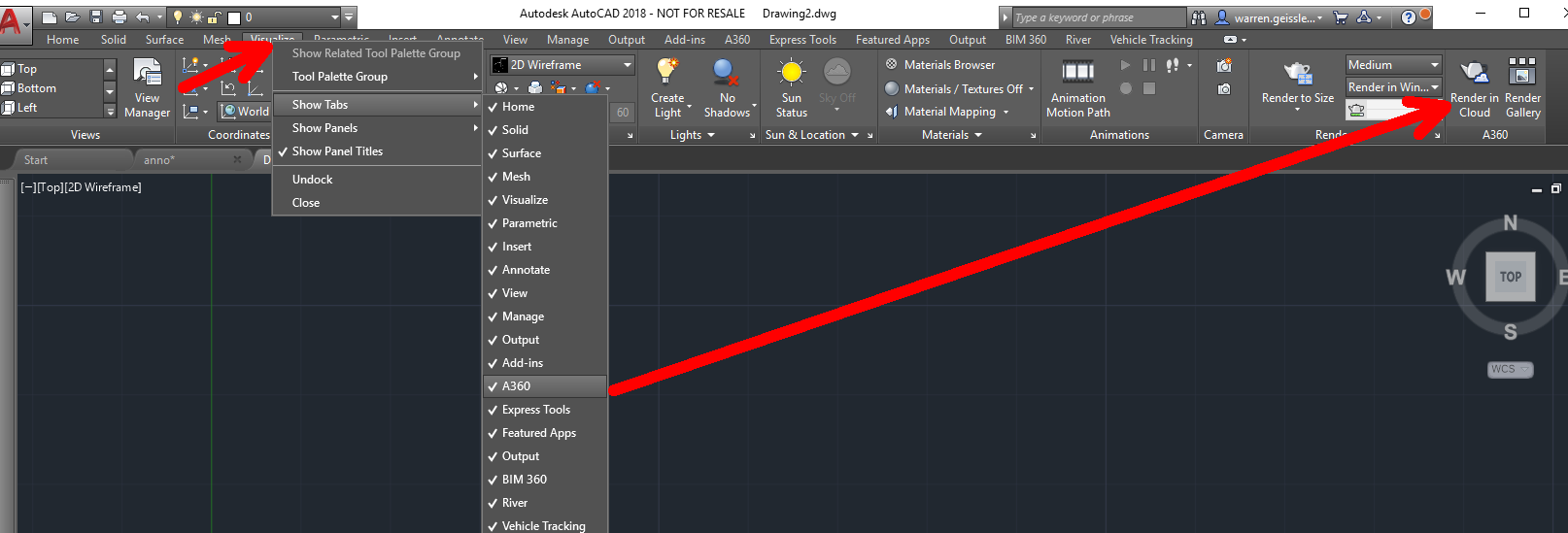 Solved: cant get to render in A360 - Autodesk Community