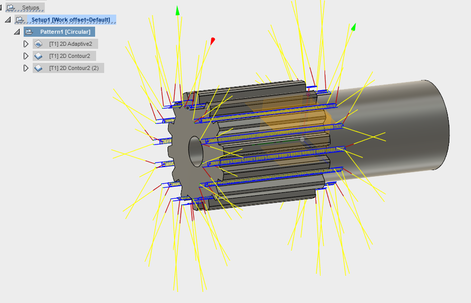 Using 4th Axis to Cut Angled-Wall Spline Teeth? - Autodesk Community