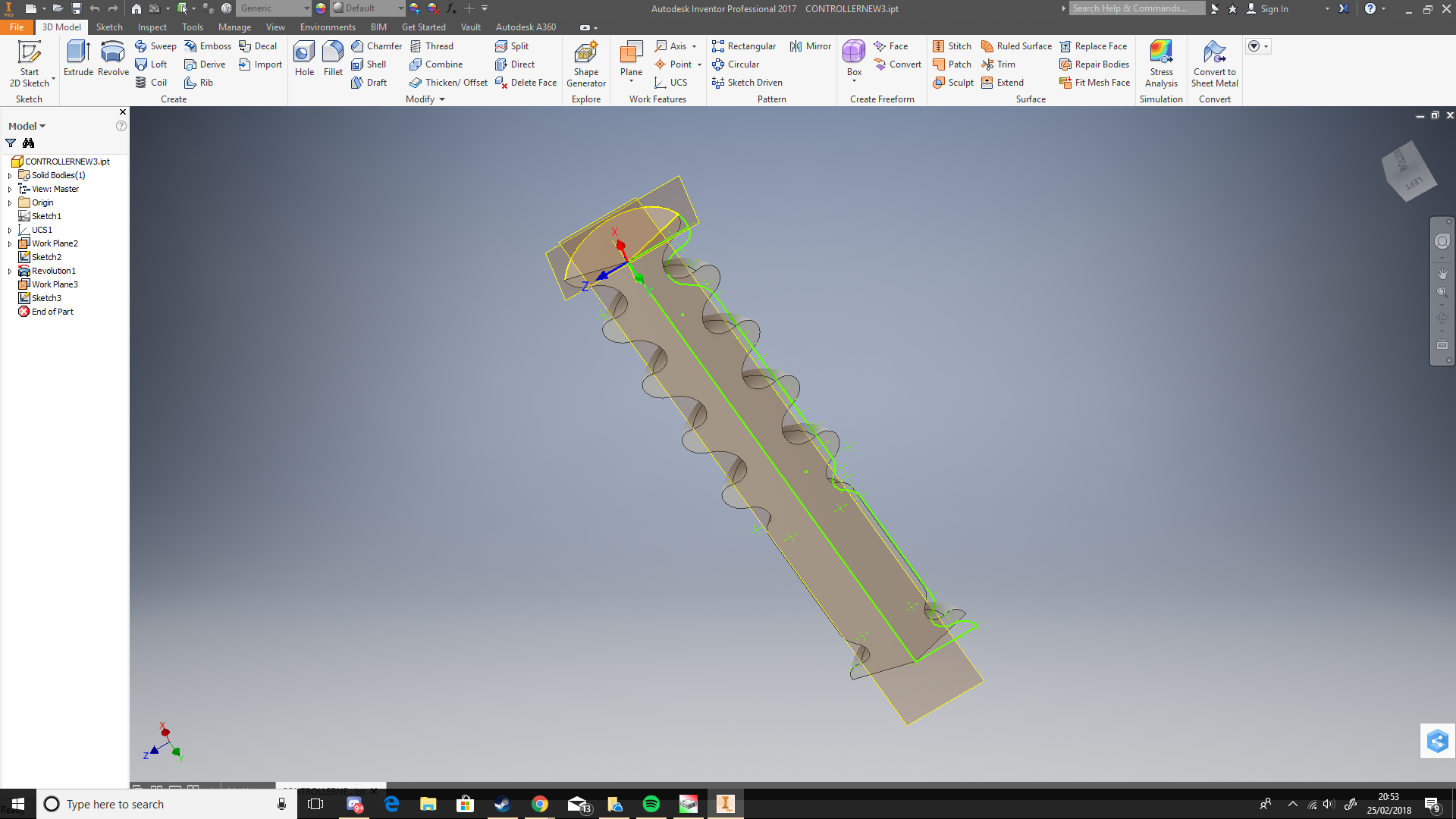 How to do a loft and revolve around an axis? - Autodesk Community