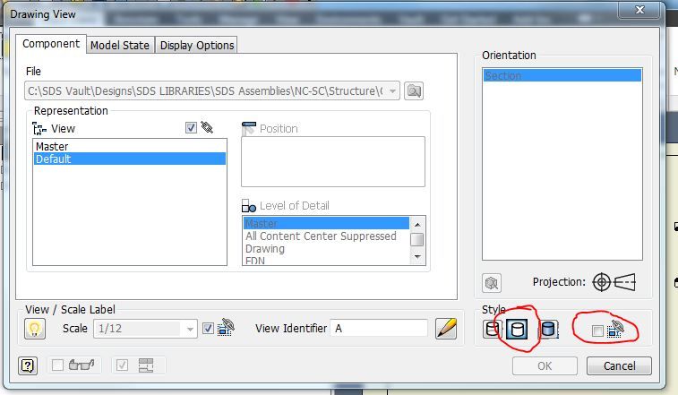 Solved: Section view without hidden features - Autodesk Community