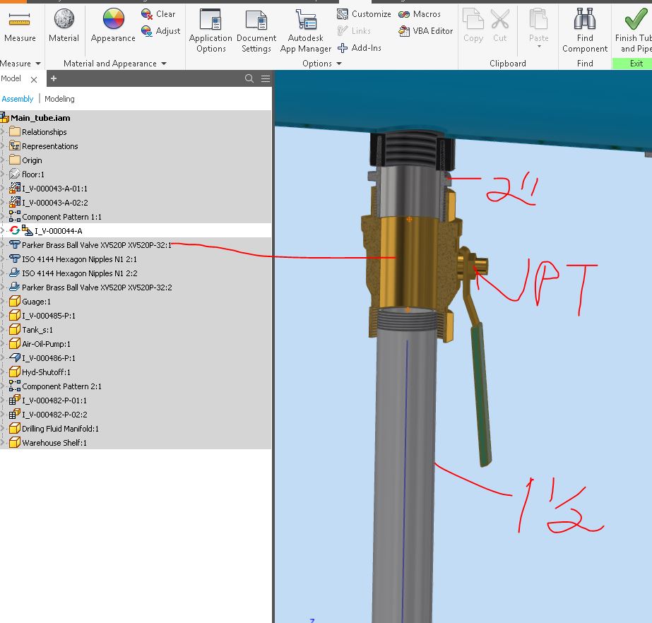 Tube $ Pipe show mismatch between style - Autodesk Community