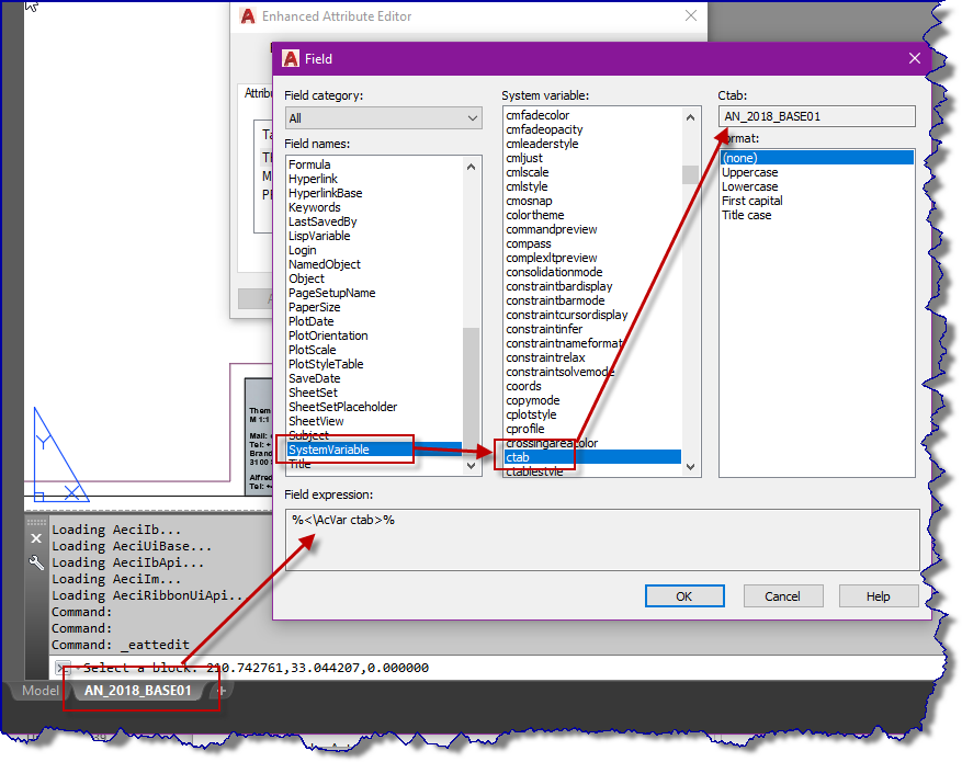 Solved: Support about "Field" - Autodesk Community