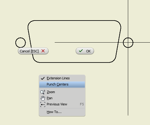 Solved: Inventor Punch Tool Dimensions & Center Mark In IDW - Autodesk Community