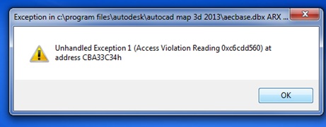 Unhandled Exception errors ? - Autodesk Community