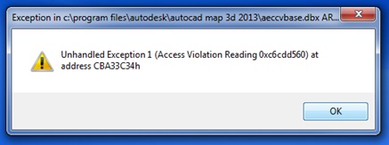 Unhandled Exception errors ? - Autodesk Community