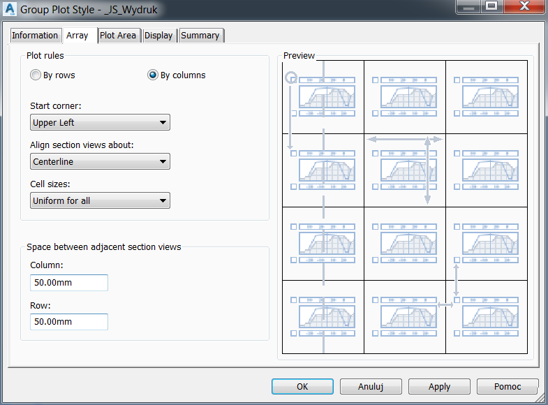 Cross section placement at Print Area - Autodesk Community