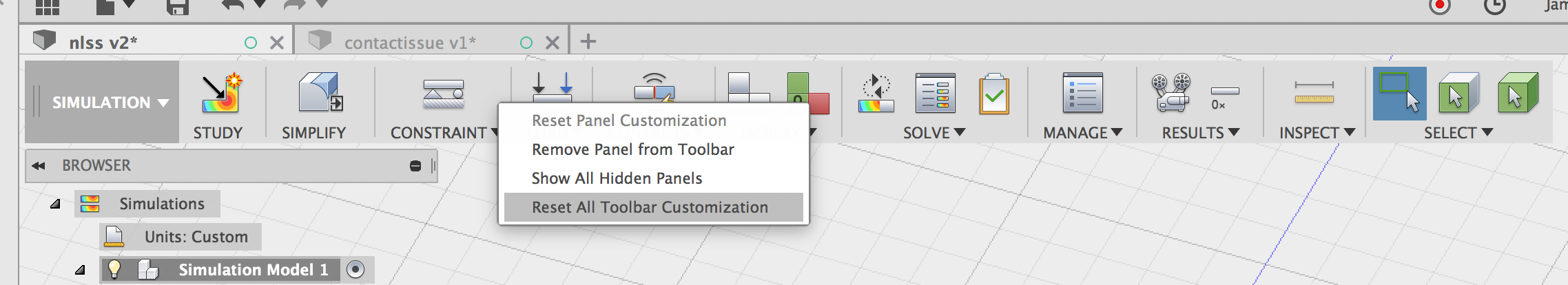 Solved: No Options in Simulation Toolbar - Autodesk Community