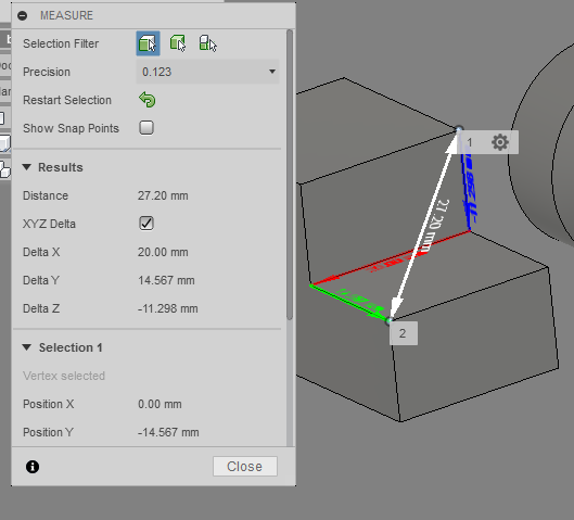 Getting XYZ measurements - Autodesk Community