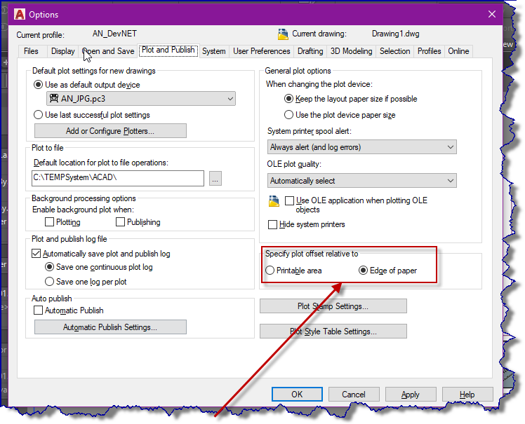 Snap to print limits in layout tab - Autodesk Community