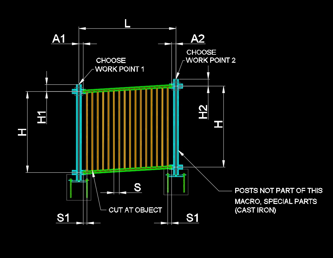 'Panel Only' Railing Macro - Autodesk Community