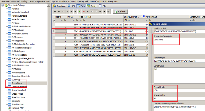 Solved: Catalog Database - Autodesk Community