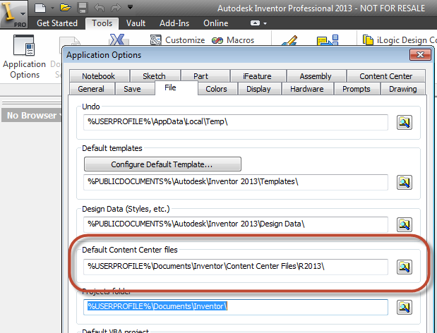 Content center parts - Autodesk Community