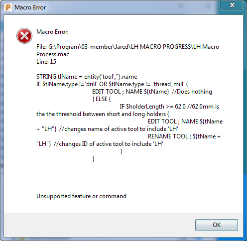 Solved: Macro to add "LH" at the end of Tool ID's - Autodesk Community