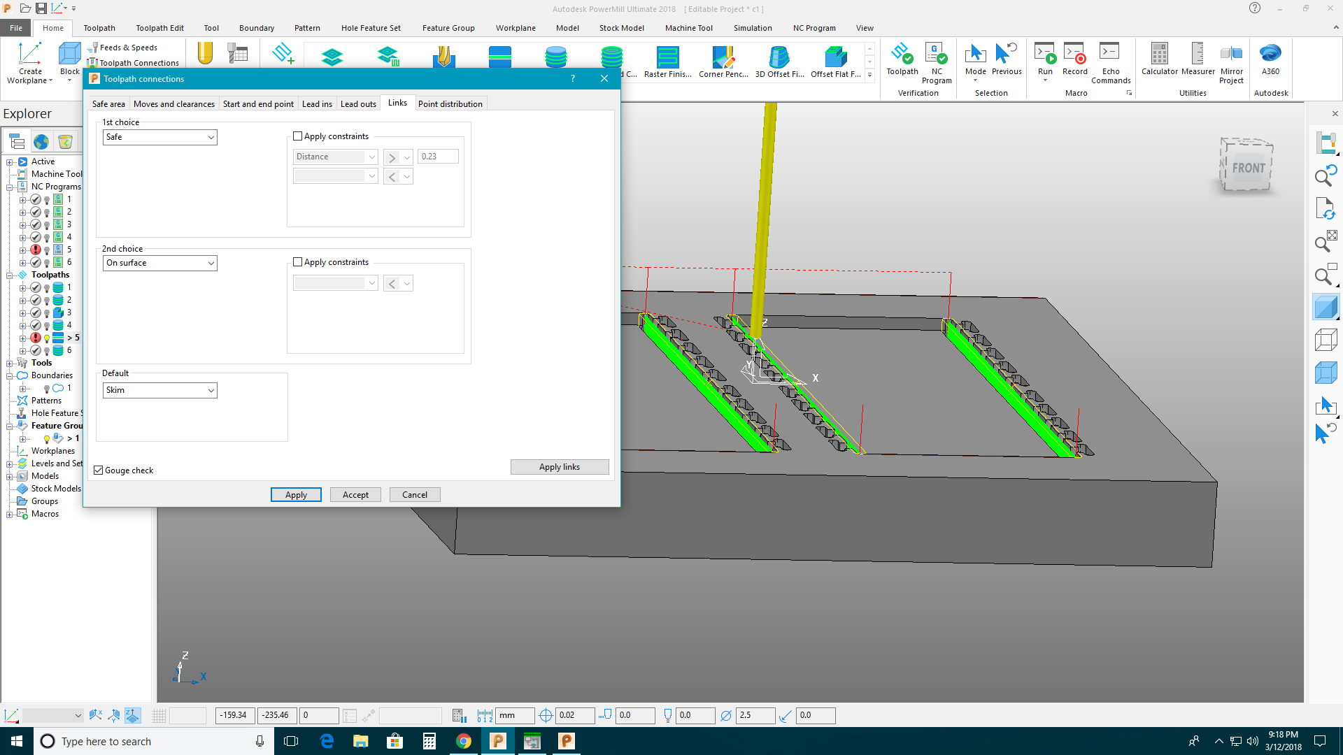 Solved: feature set slot finishing toolpath goto rapid every step - Autodesk Community