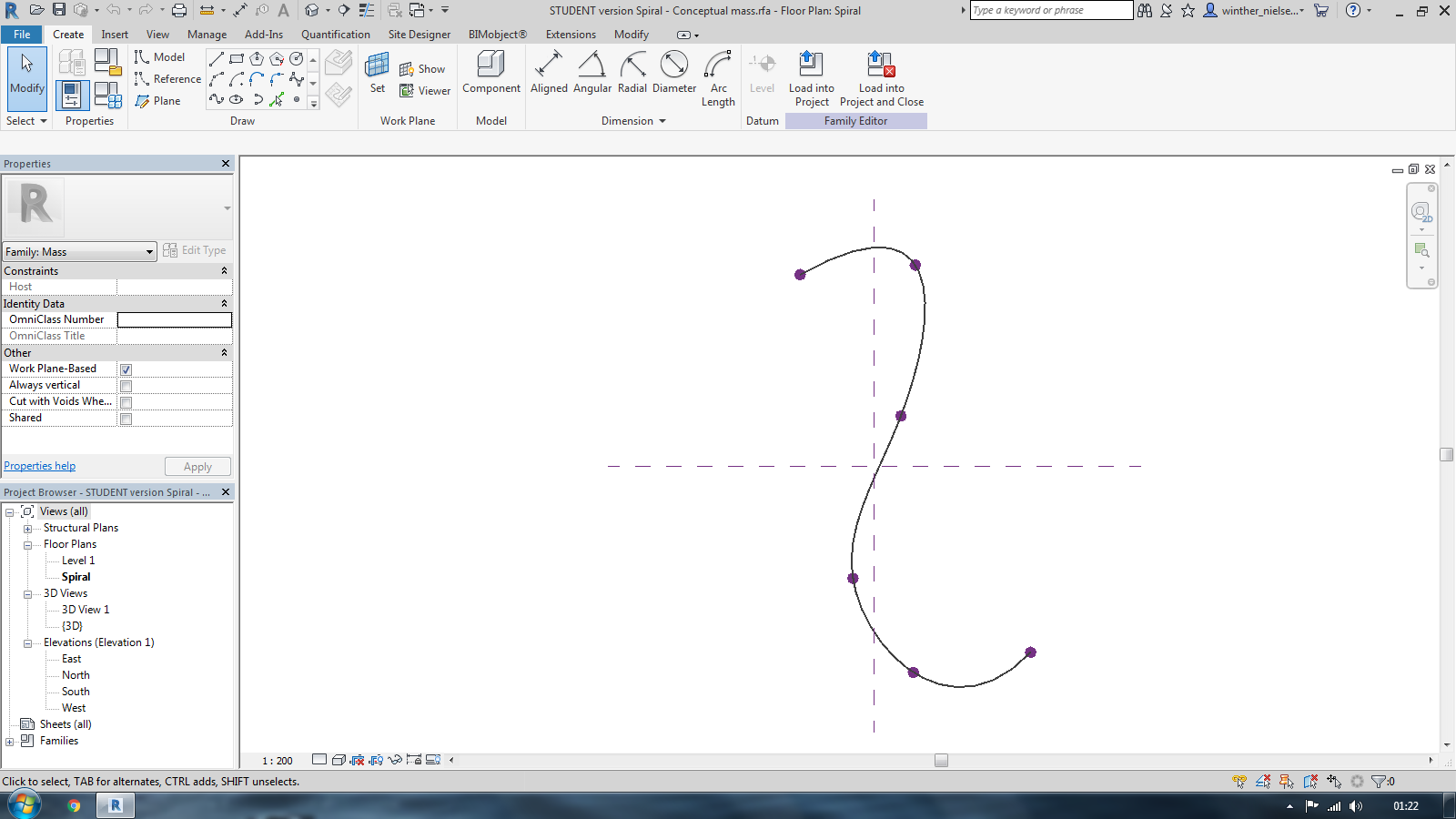 Solved: Missing Reference Points when making Splines in Conceptual Mass in Revit 2018.2 ...