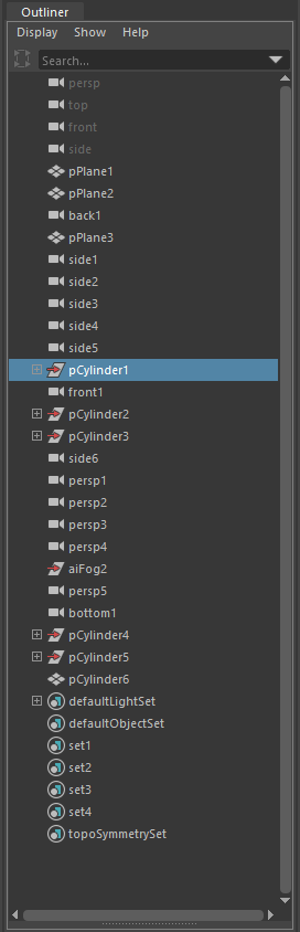 Objects in outliner don't appear in view port - Autodesk Community