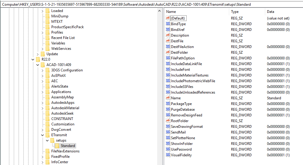 Solved: Autocad 2013 eTransmit settings restore - Autodesk Community