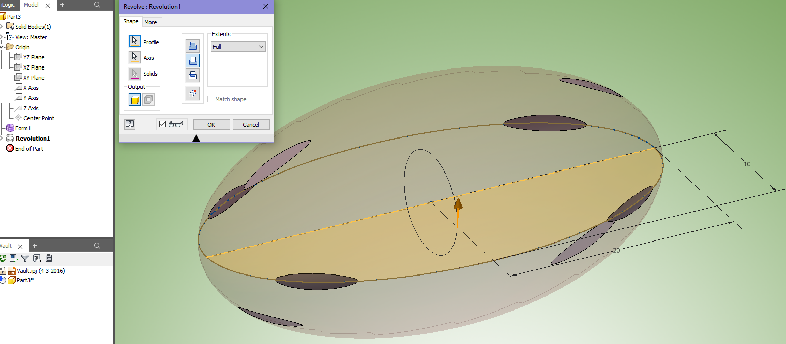 Solved: Free form ellipsoid - The Inventor Experience in 2018 AD ...