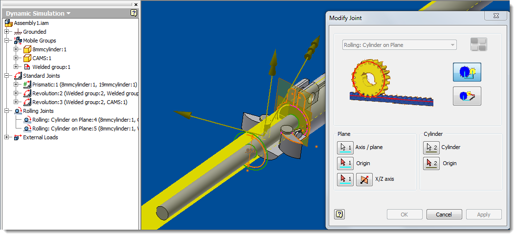Solved: Simulation does not correlate with constraints - Autodesk Community