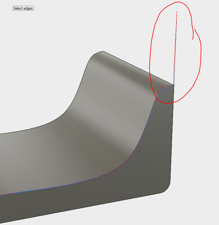Solved: Cannot fillet edge of an extruded spline sketch - Autodesk Community
