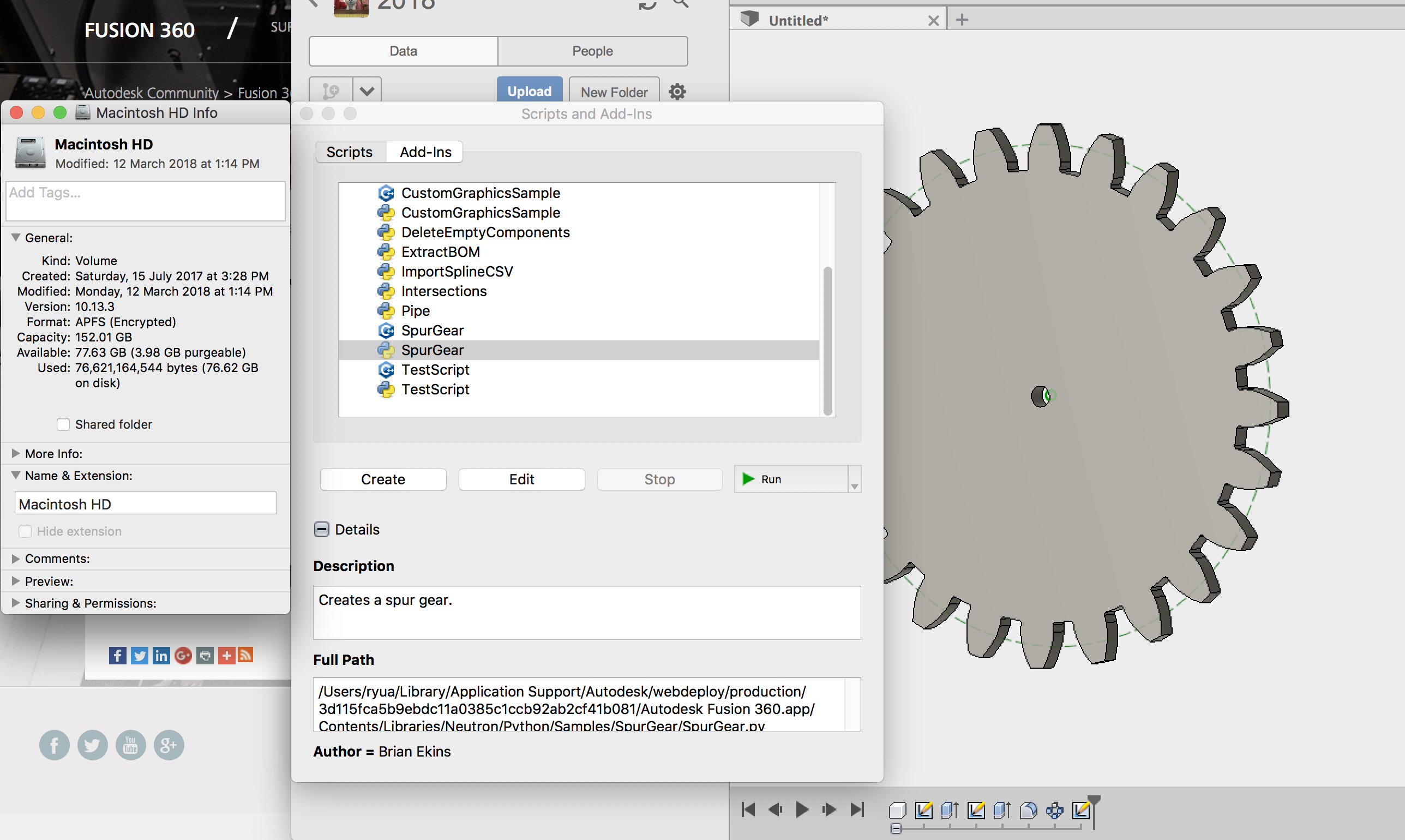 Gear script problem. - Autodesk Community