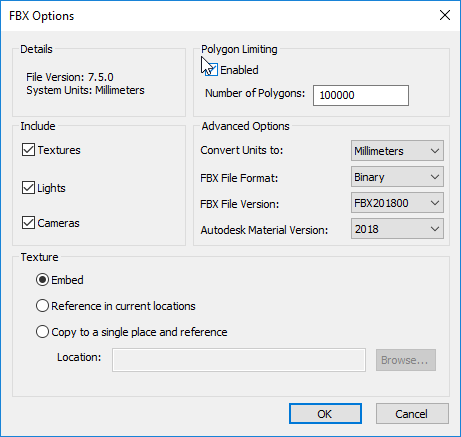 Number of Polygons before Exporting to FBX - Autodesk Community