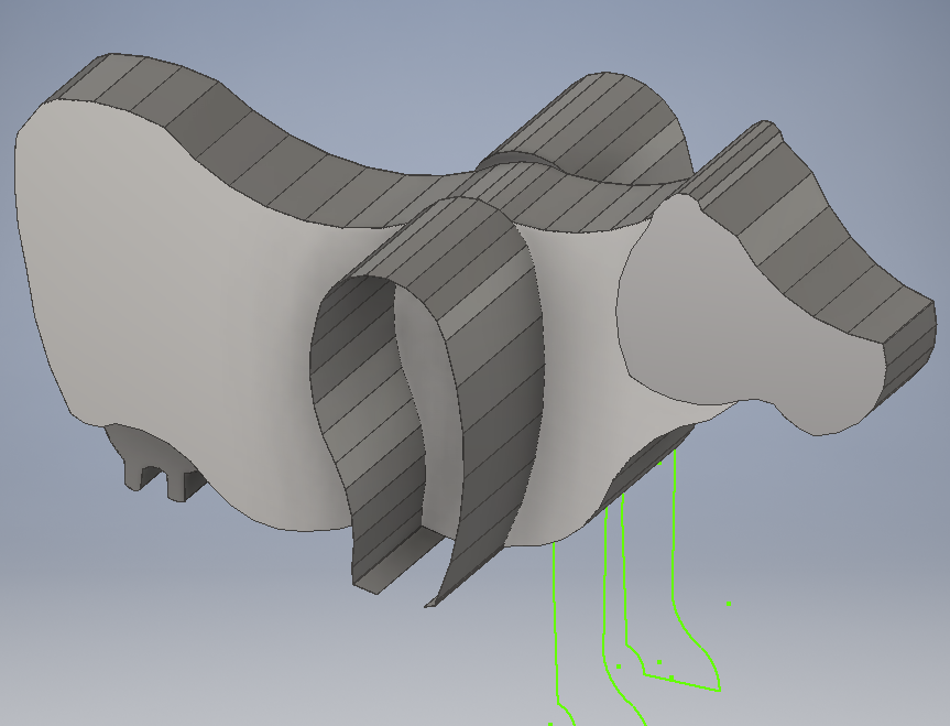 Solved: Cannot create lofted flange - organic shape, bend radius issue - Autodesk Community