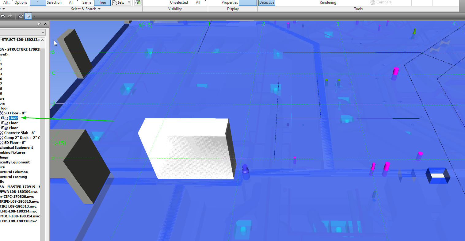 Unhidden Elements Disappearing In NavisWorks Manage - Autodesk Community