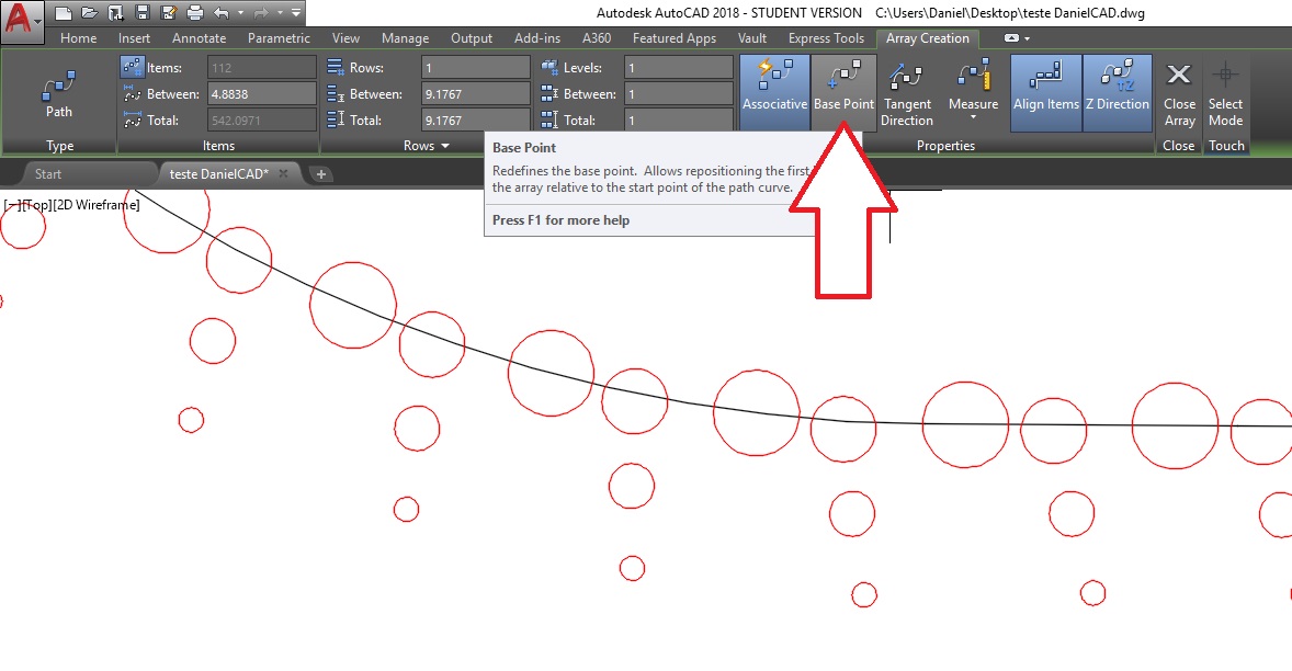 Solucionado: Problemas Comando Path Array - Autodesk Community