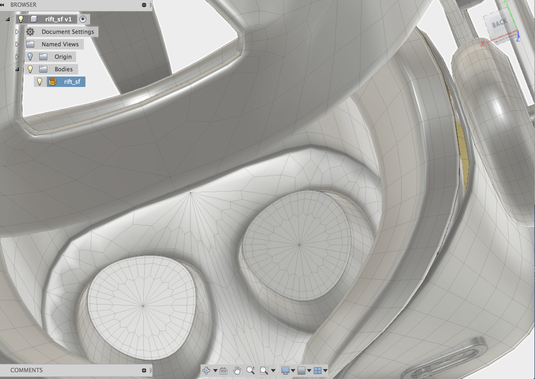 Converting Mesh to Solid - Patch / 11 000 faces - Oculus Rift Mesh - Autodesk Community
