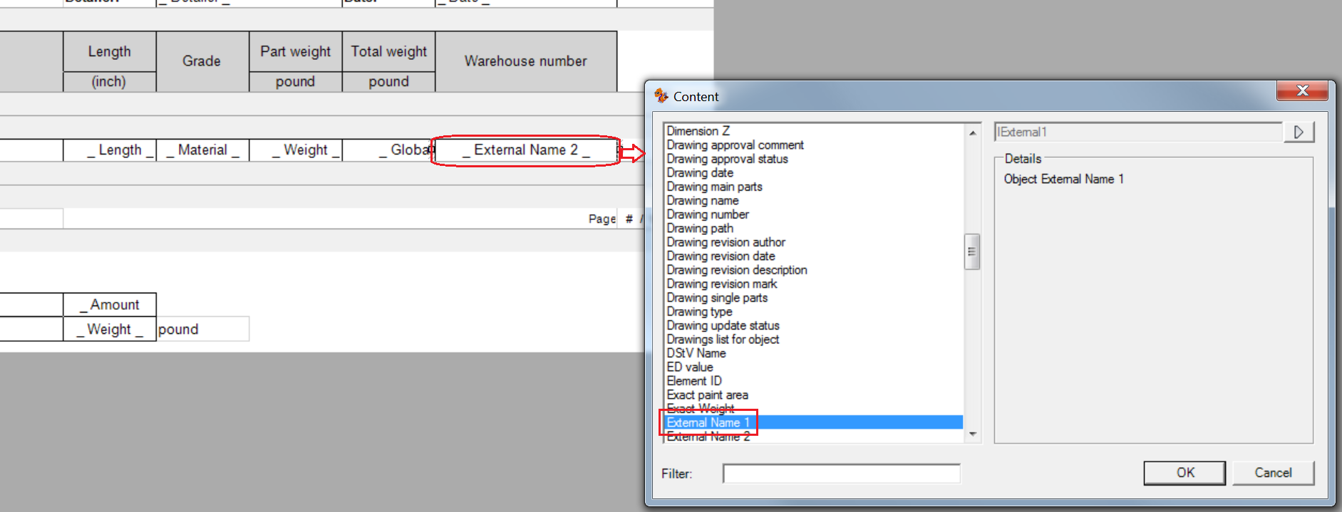 Solved 2018 Advance Steel Custom Sql Database Property Autodesk Community 